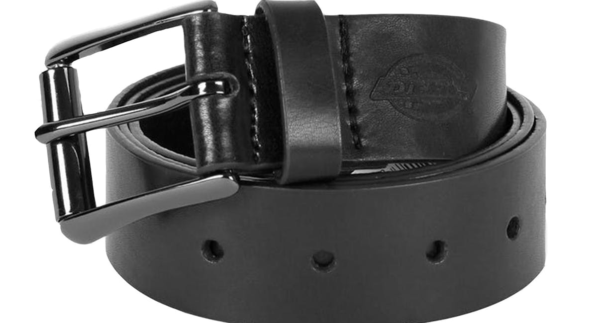 Dickies Leather Belt Black Boardworld Store